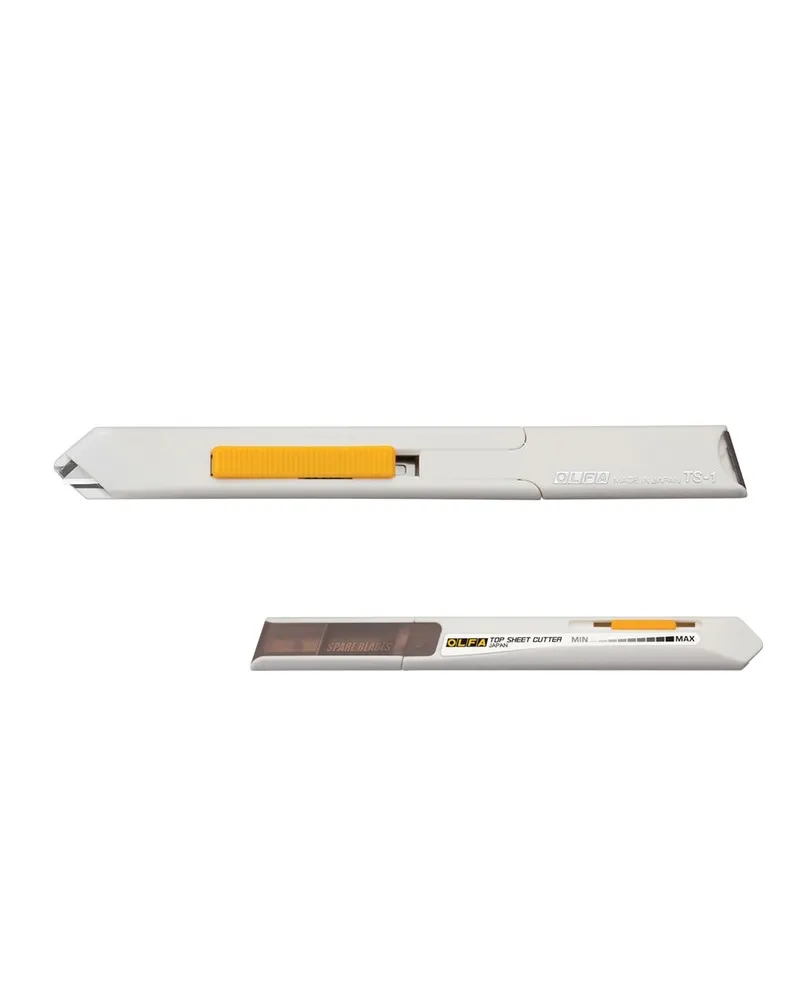 Single Sheet Cutter with 2 Spare Blades for Newspaper and Magazines